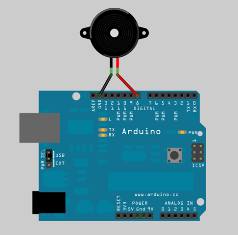 Cooper Maa: Arduino 筆記 – Lab6 控制蜂鳴器發聲